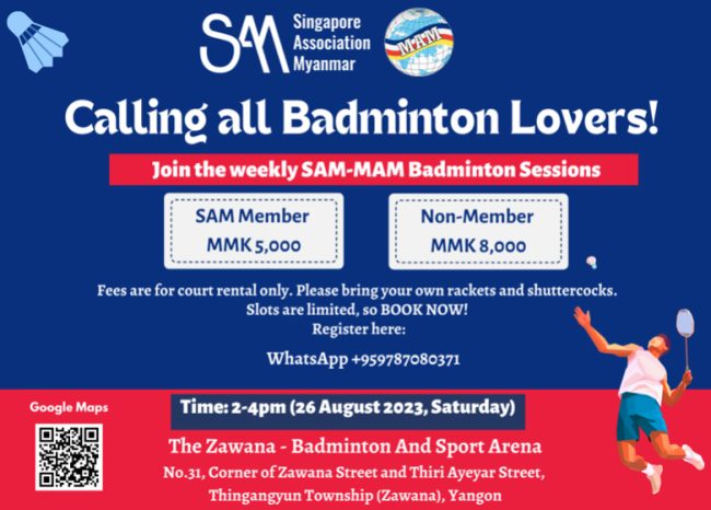 Calling all Badminton Lovers! Join the Week 8 of Weekly SAM-MAM ...
